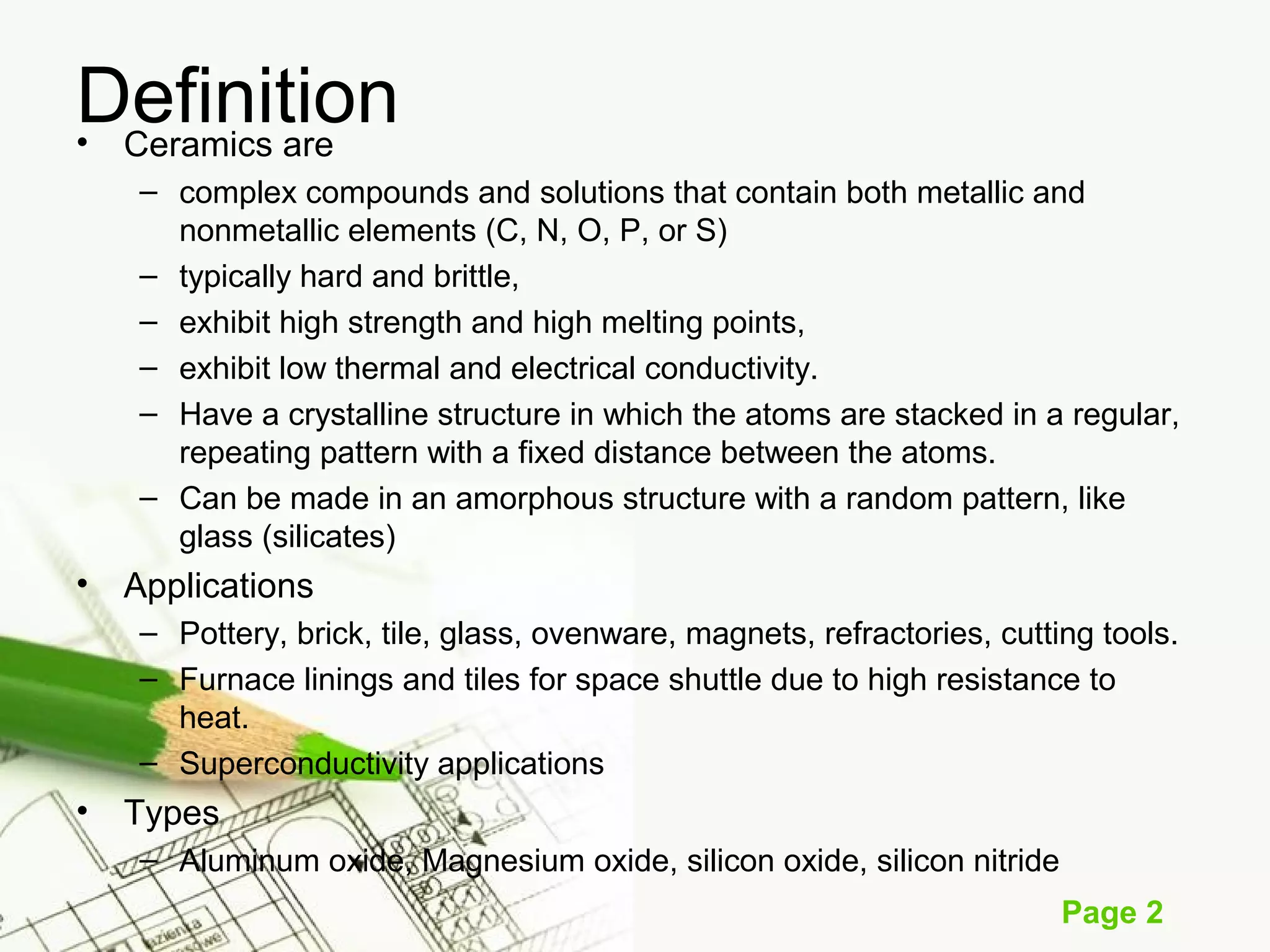 Engineering Cermaics | PPT