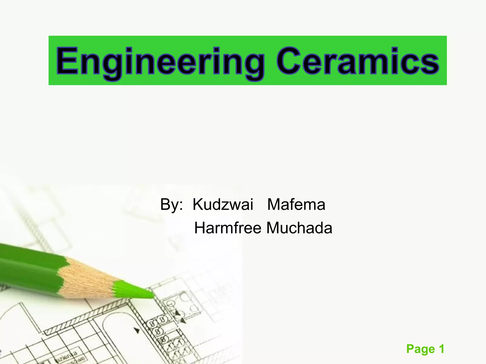 Engineering Cermaics | PPT
