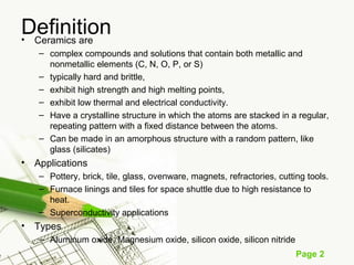 Engineering Cermaics | PPT