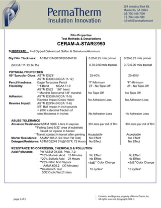 PermaTherm CERAM-A-STAR | PDF