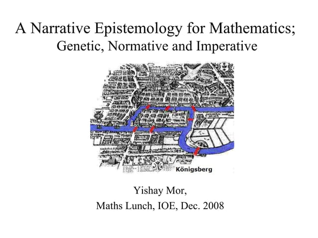 Narrative Epistemology for Mathematics | PPT