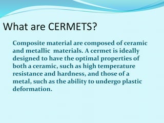 Cermet | PPTX
