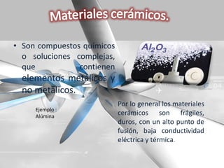 Cerámicos y compuestos | PPTX