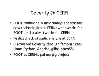 How static analysis supports quality over 50 million lines of C++ code ...