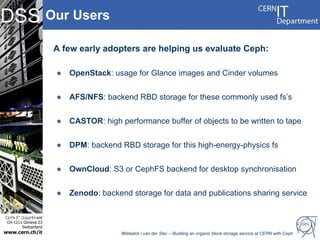 London Ceph Day: Ceph at CERN | PPT