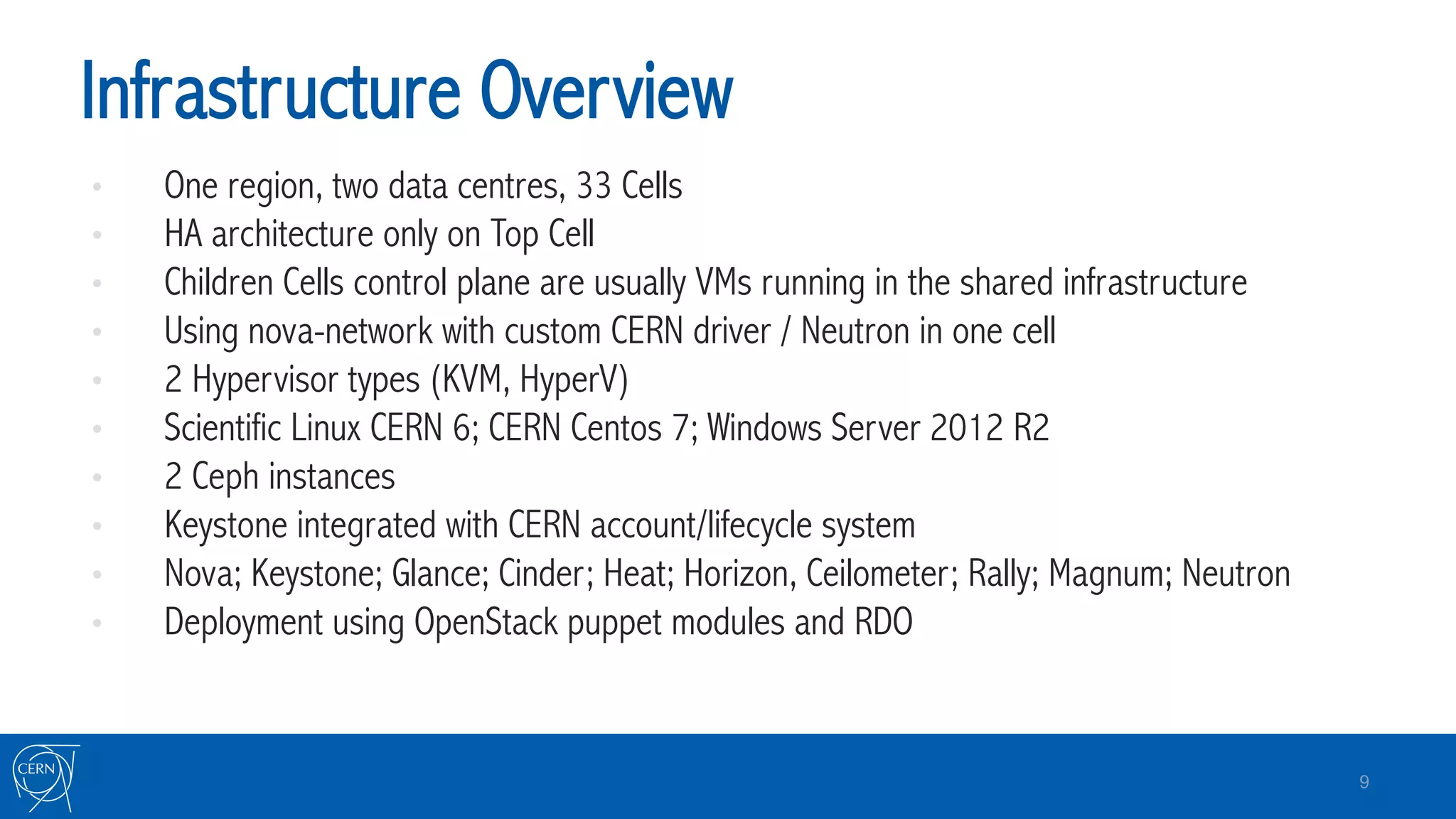 Cern Cloud Architecture - February, 2016 | PDF | Cloud Computing | Internet