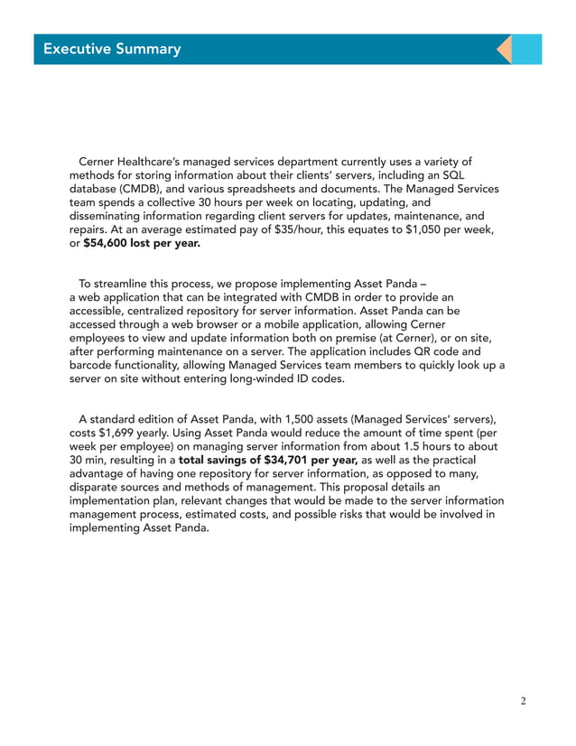 Server and Asset Management System Project Proposal | PDF