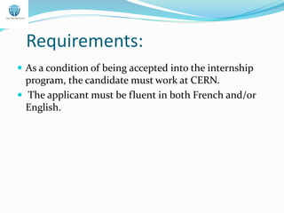 CERN Short Term Internship in Switzerland 2023.pptx