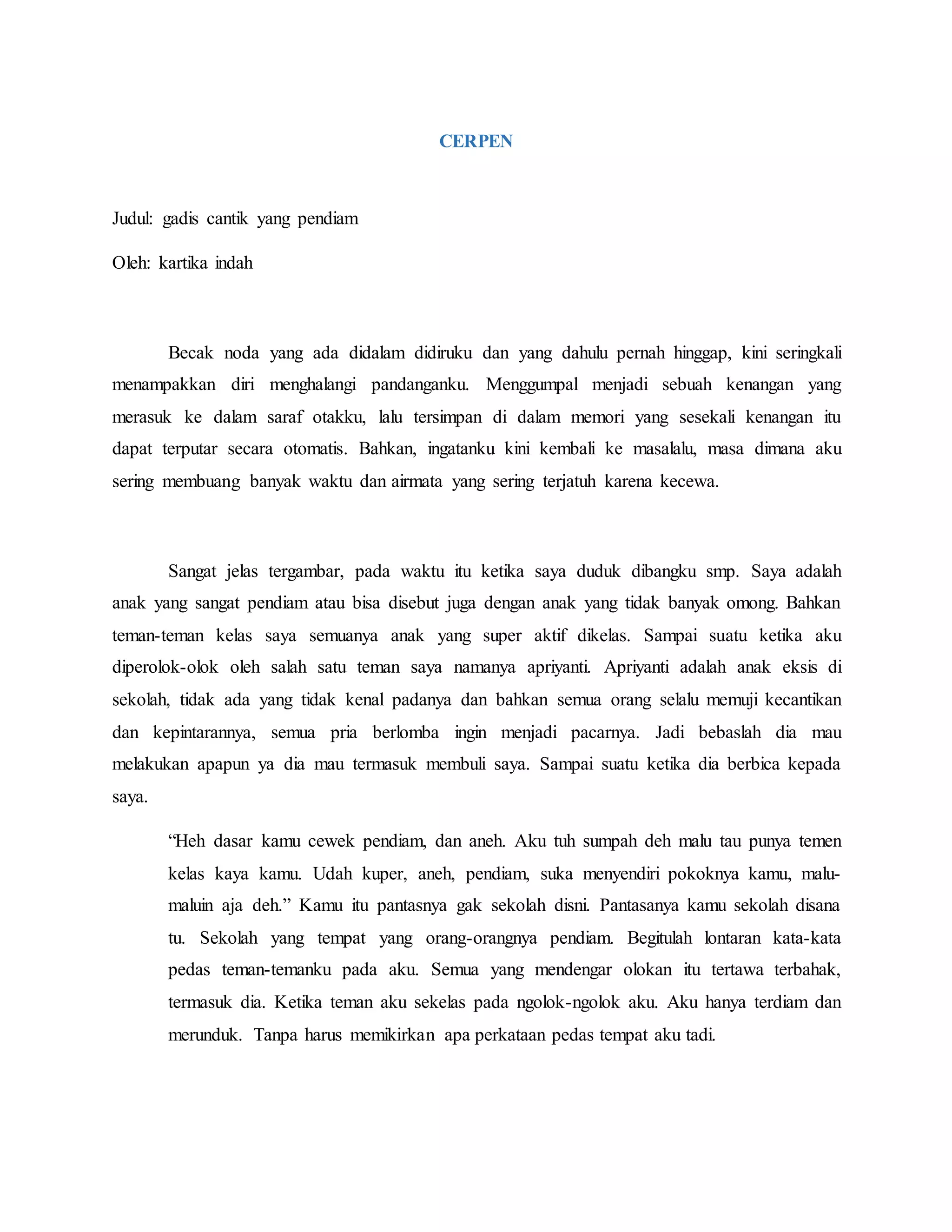 Cerpen | DOCX