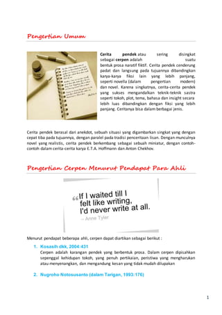 Cerpen | PDF | Free Download