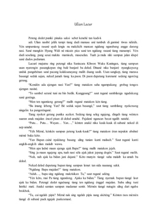 Cerpen bahasa bali (1) | PDF | Free Download