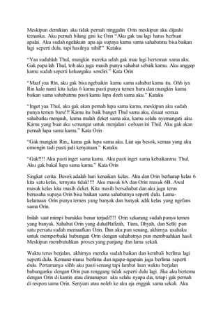 Cerpen bahasa indonesia fathul | DOCX