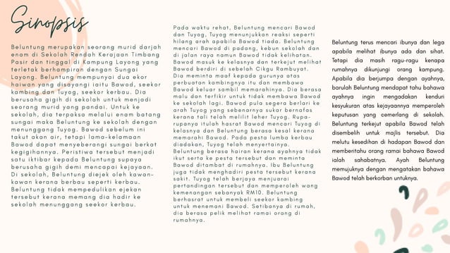 BUKU KOMSAS TINGKATAN 3 CERPEN BAWOD (1) pptx. | PPTX