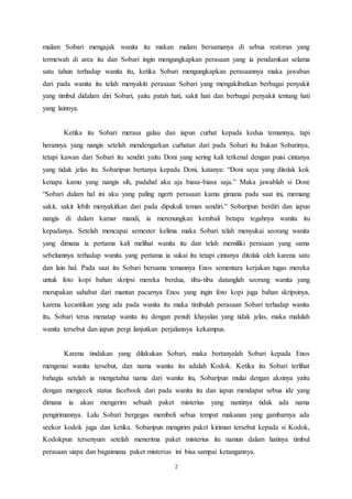 Cerpen bindo | DOCX