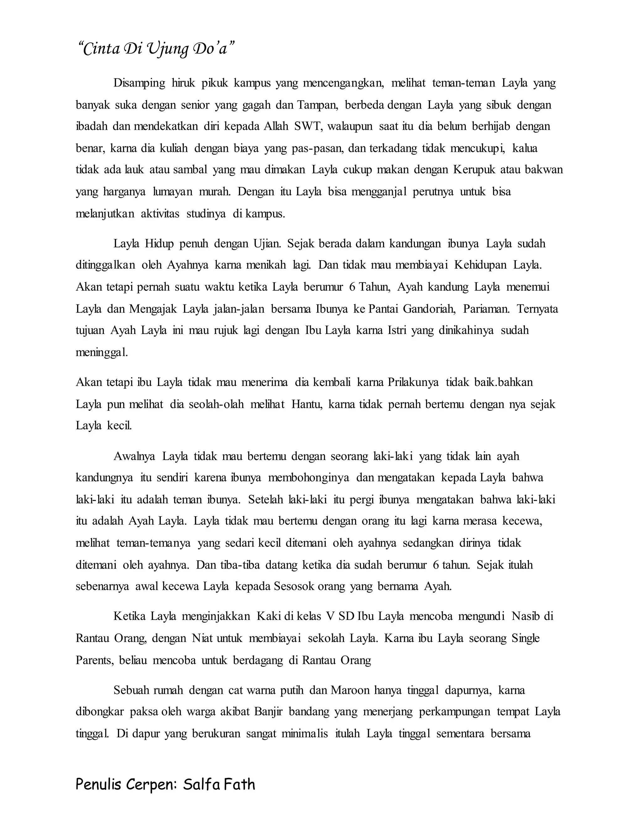 CERPEN Cinta Di Ujung Do'a1111.docx