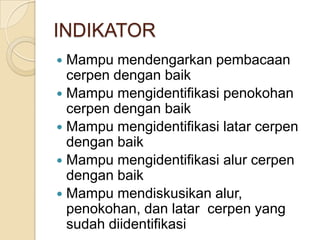 Cerpen dan penokohan | PPTX