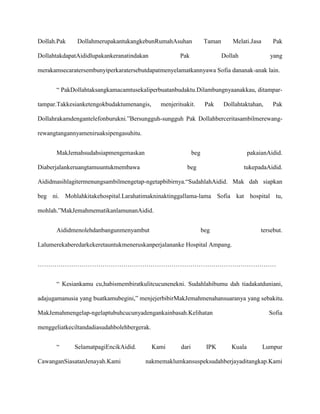 Cerpen masih ada yang sayang padamu | PDF