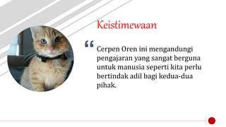 Cerpen oren | PPTX