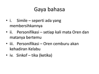 Cerpen oren | PPTX