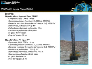 Cerro verde perforacion y tronadura | PDF