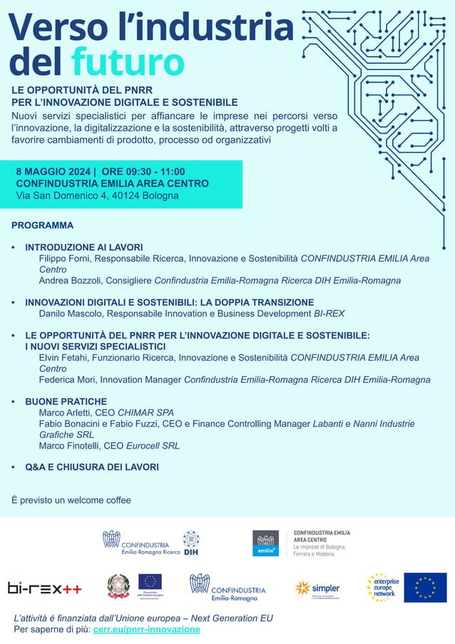 CERR Roadshow PNRR 2024 - Locandina Quarta tappa | Bologna | PDF ...