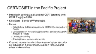 International CERTs/CSIRTs Collaboration | PPT