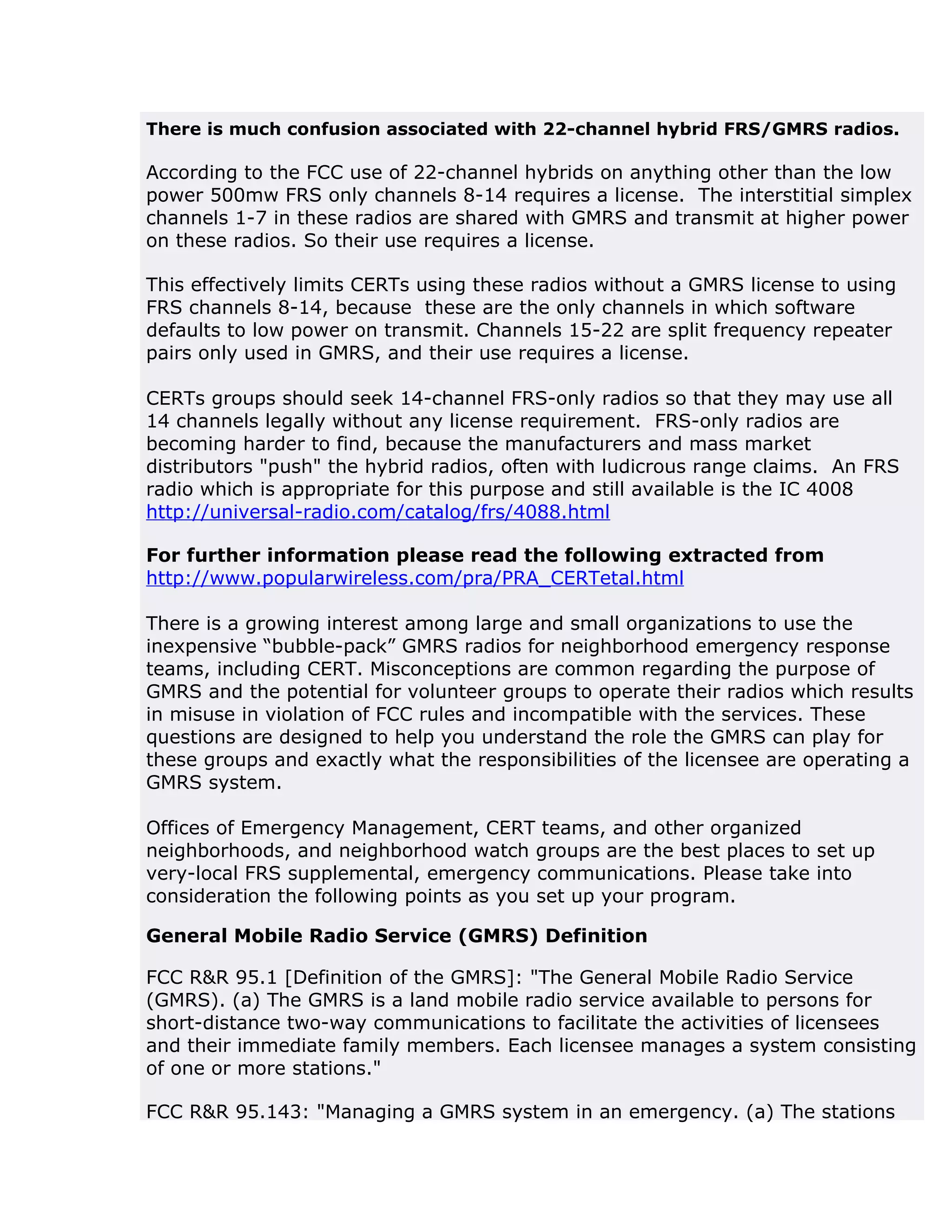 Cert frs-gmrs-faq | DOC