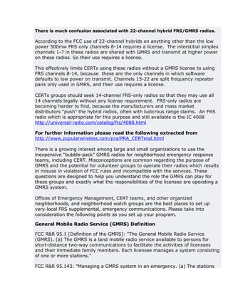 Cert frs-gmrs-faq | PDF | Free Download