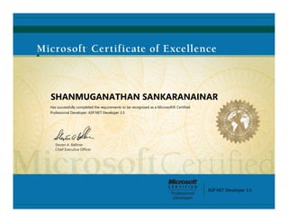 MCPD: ASP.NET Developer 3.5 | PPT