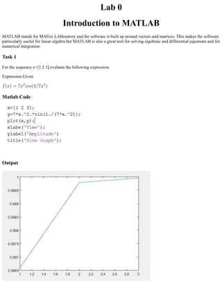 Digital Signal Processing Lab Manual | PDF