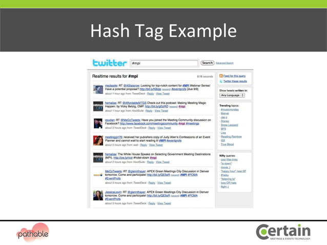 Enhancing the Attendee Experience with Social Media (Certain and ...