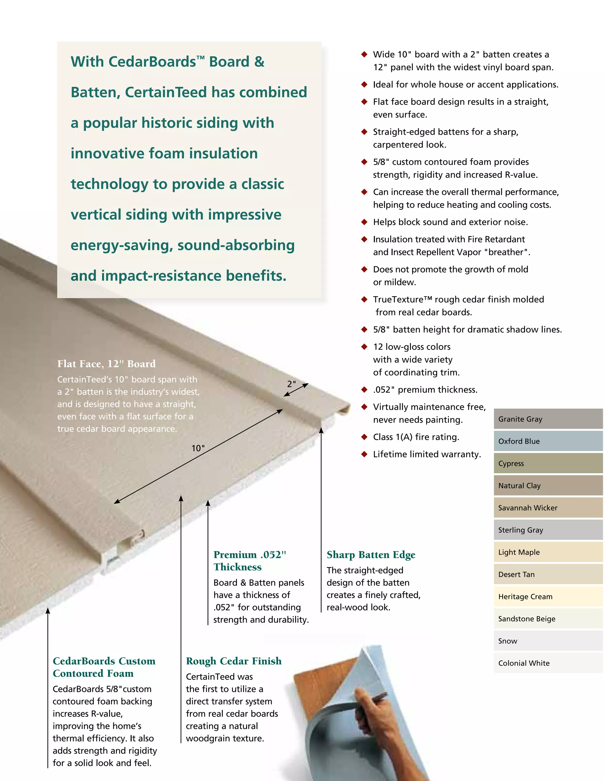 Certain teed vertical siding brochure | PDF