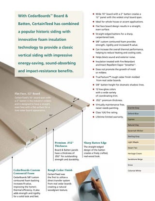 Certain teed vertical siding brochure | PDF