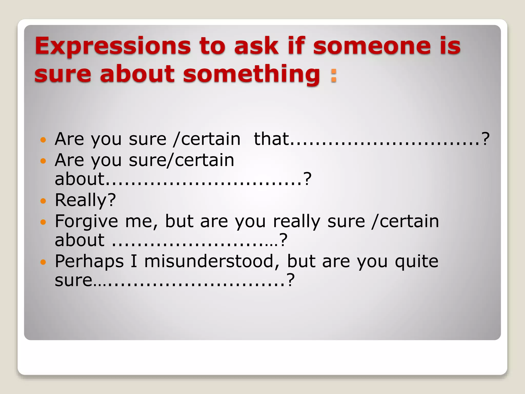 Certainty and Uncertainty | PPTX