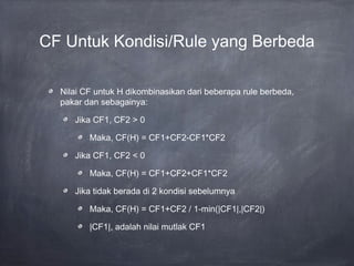 Certainty Factor Theory | PPT