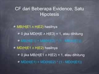 Certainty Factor Theory | PPT