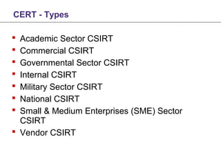 CERT Certification | PPT