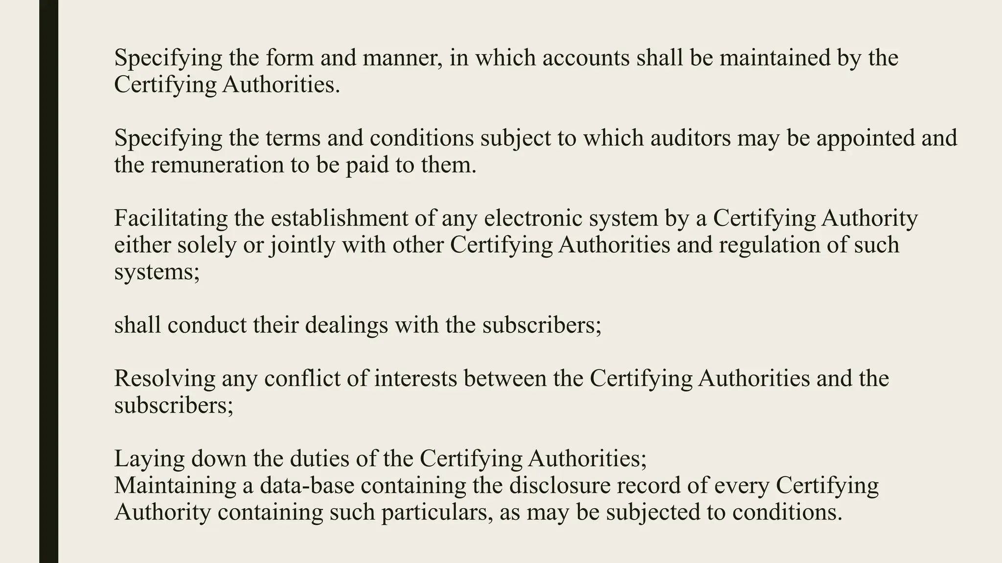 The role of certifying authorities in IPR | PPTX | Information and Network Security | Computing