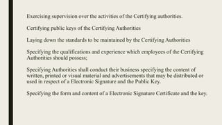The role of certifying authorities in IPR | PPTX | Information and ...