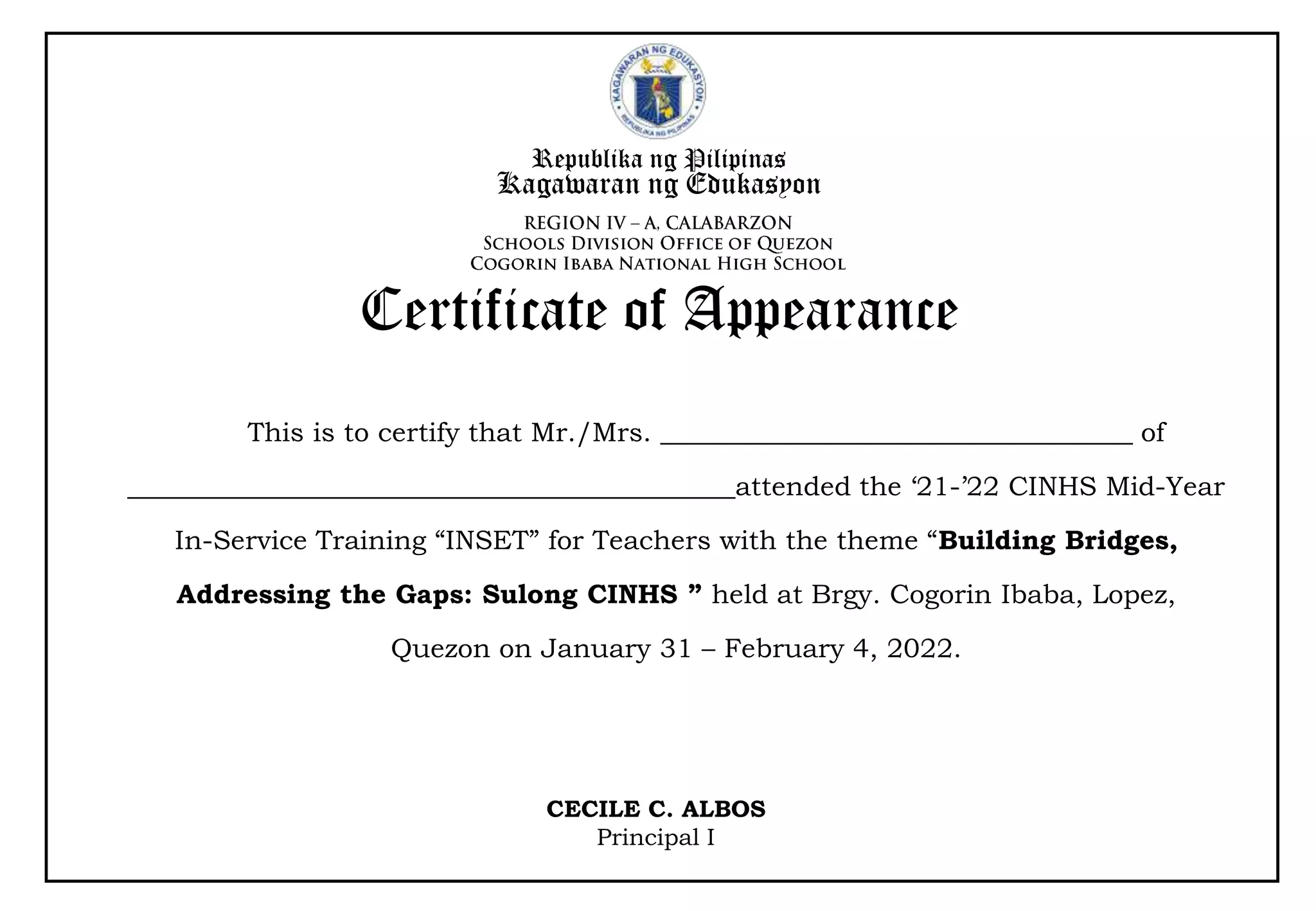 Certi inset v1 | PPTX