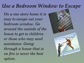 FIRE SAFETY - EMERGENCY ESCAPE PLAN | PPT