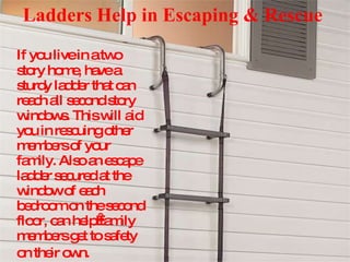 FIRE SAFETY - EMERGENCY ESCAPE PLAN | PPT