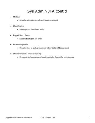 Certifiable Puppet Professional: Puppet's new Education Certification ...