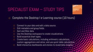 Certifiably Tableau Presentation | PPTX