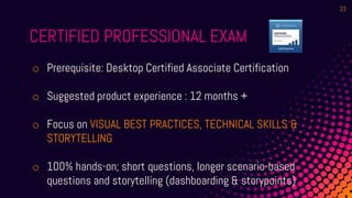 Certifiably Tableau Presentation | PPTX