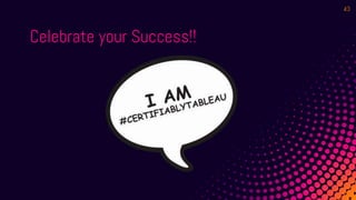 Certifiably Tableau - NWTUG | PPTX