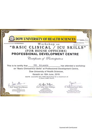 Basic Clinical/ ICU Skills | PDF