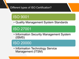 ISO Certification Overview | PPTX | Business | Business and Finance