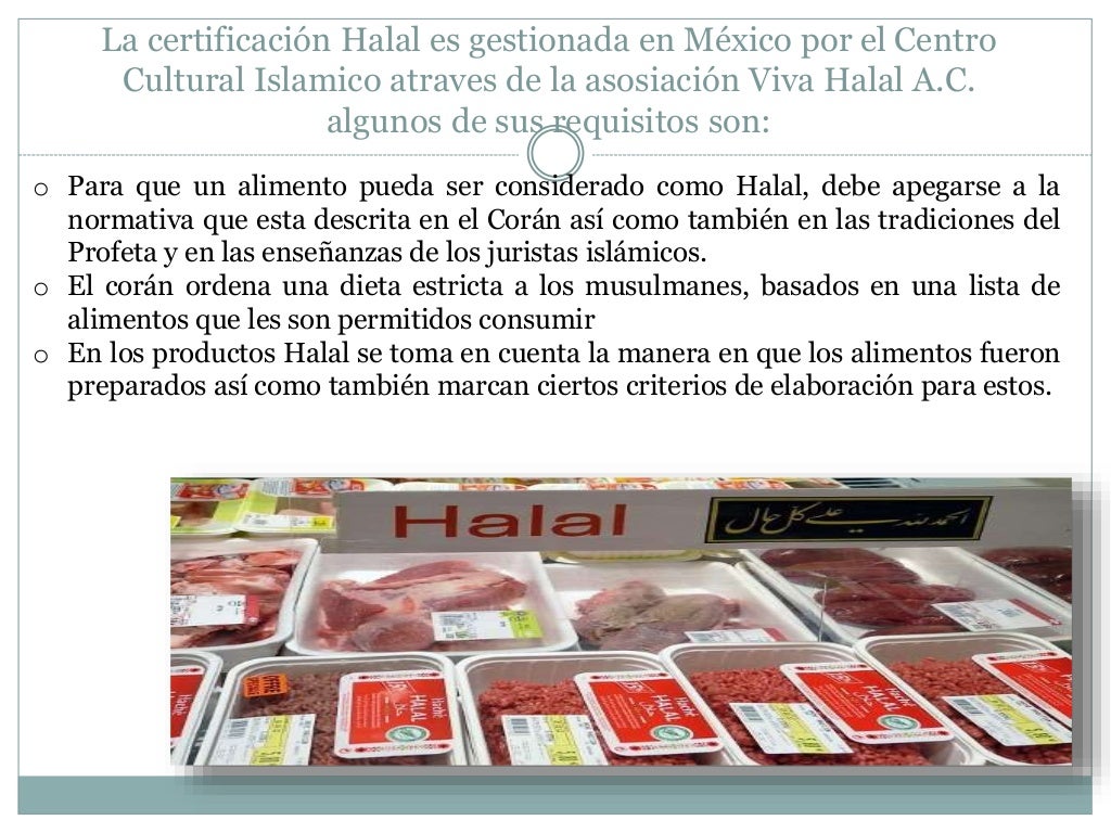 Certificación halal en México