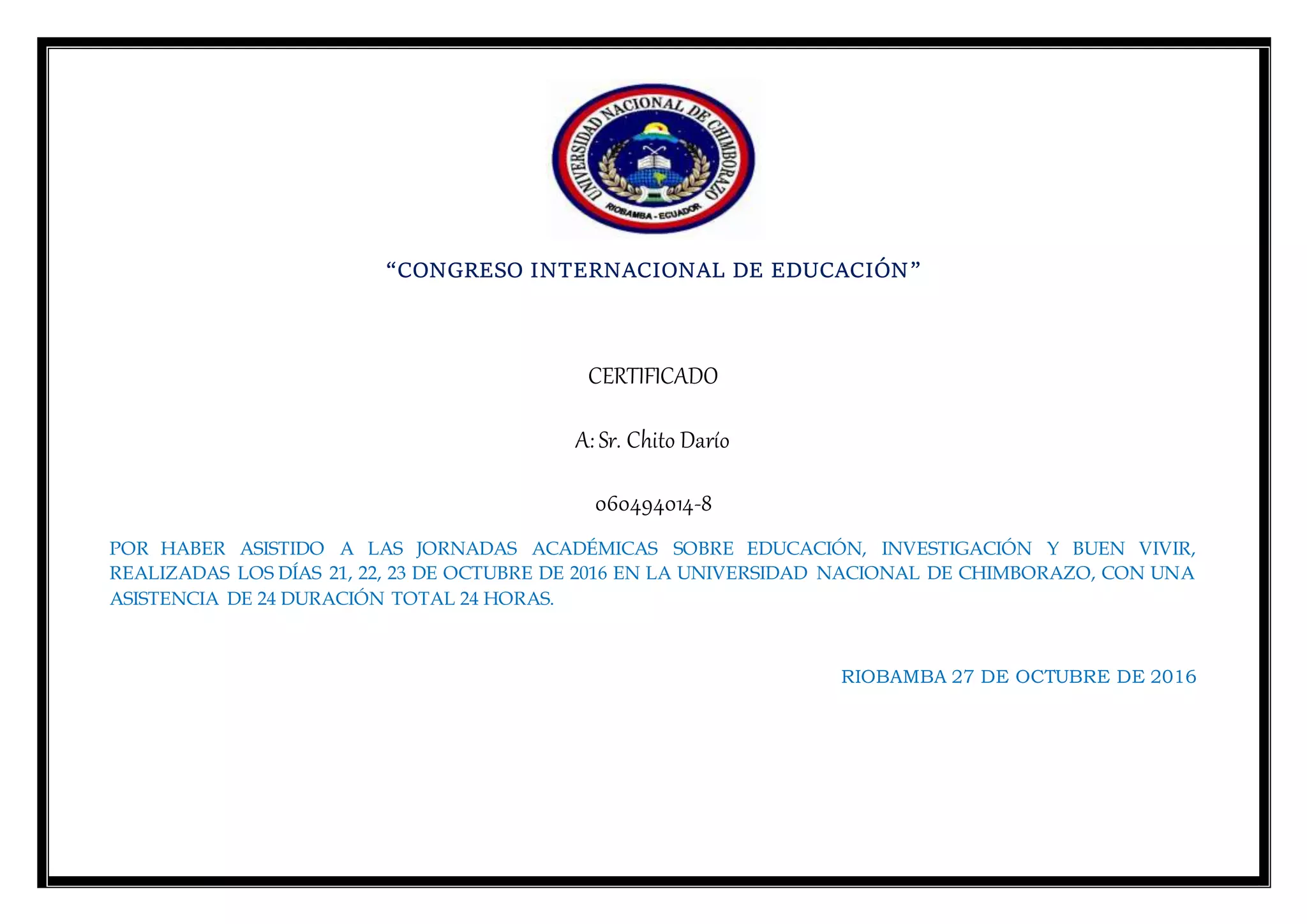Certificado | DOCX